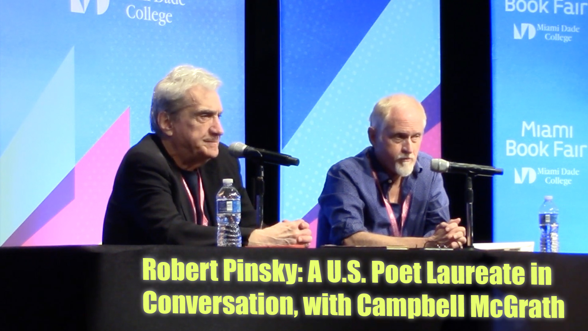 Video: Robert Pinsky in Conversation with Campbell McGrath – The ...